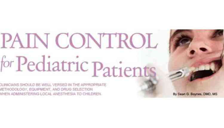 Pain Control for Pediatric Patients - Dimensions Students